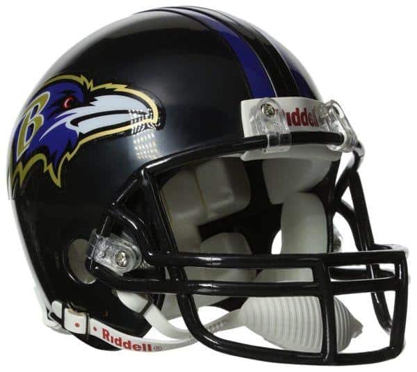 Baltimore Ravens Riddell Mini Throwback Helmet 1965-1981